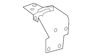 907-492-35-00 - Converter & Pipe Upper Bracket 2014-2022 Mercedes-Benz ...