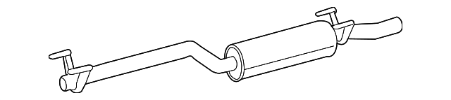 2013-2017 Mercedes-Benz Muffler & Pipe 906490490064 | MB Parts Center