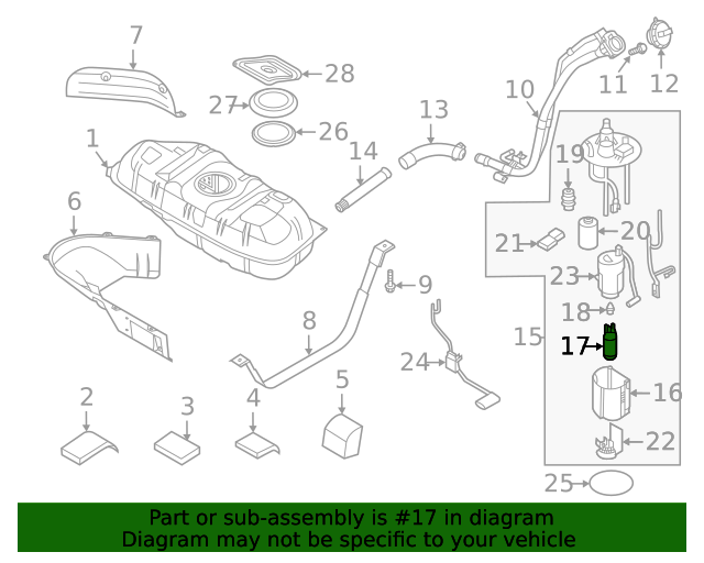 31111-A7800 - Fuel Pump 2017-2022 Kia | Kia.Parts Store