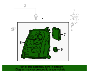 2009-2014 GM Driver Side Headlamp 84086144 GM | GMPartsDirect.com