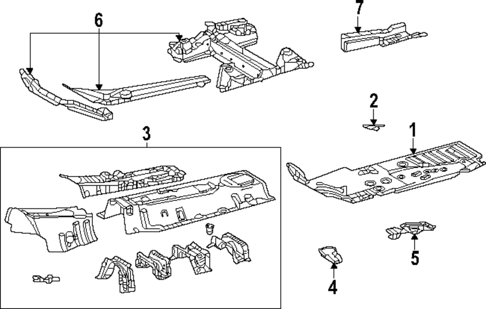 57052-F6010 - 2022-2024 Lexus - Cross-Member | My L Parts