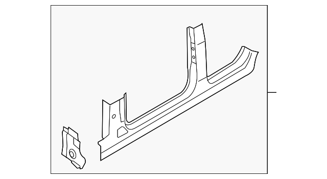 8K9-809-848 - Rocker Panel 2009-2012 Audi A4 Quattro | Audi OEM Parts