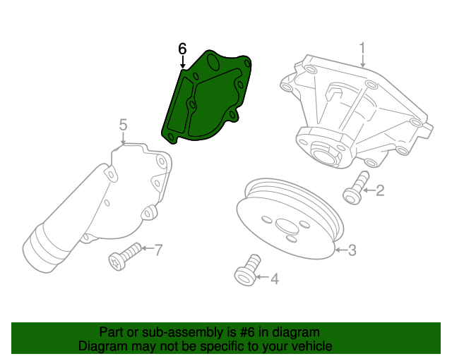 2009-2019 Audi Engine Coolant Outlet Gasket 06E-121-139-H | Audi USA Parts