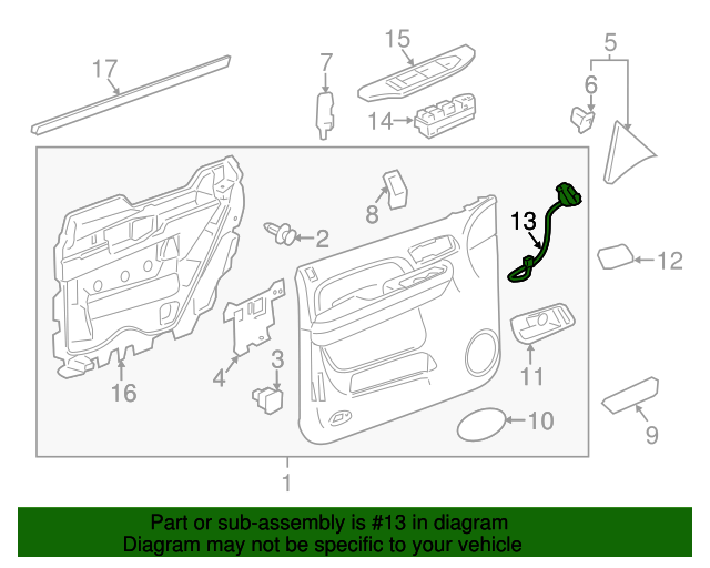 2007-2014 GM Passenger Seat Heater Switch 20758747 | TascaParts.com