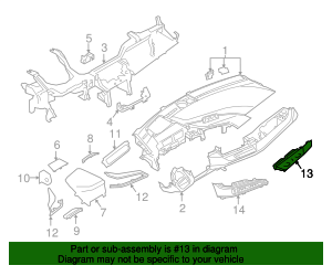 Genuine BMW 64-22-9-319-978 | Air Vent Grille | FREE Shipping on Most ...