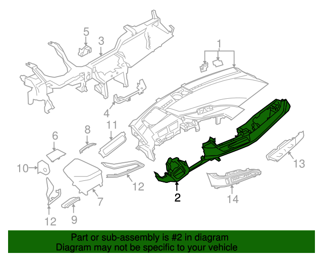 51459349010 - 2019-2020 BMW i8 Lower Panel (51-45-9-349-010) | BMW of ...