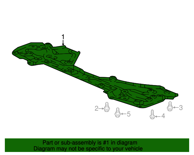 2018-2021 Honda Odyssey Shield, Front Splash 74111-THR-A00 | OEM Parts ...