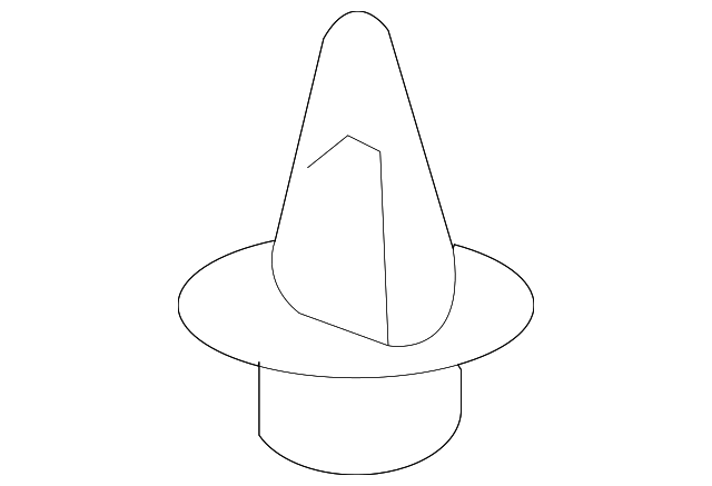 75395-35070 - Wheel Opening Molding Clip - 2003-2020 Toyota | Toyota ...