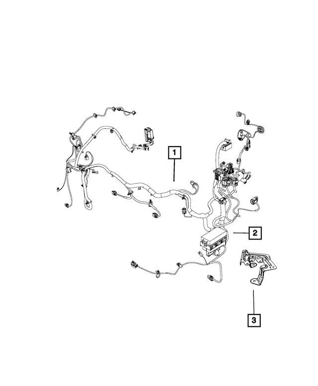 2007 Dodge Caliber Engine Compartment Wiring 5084322AB | Mopar eStore