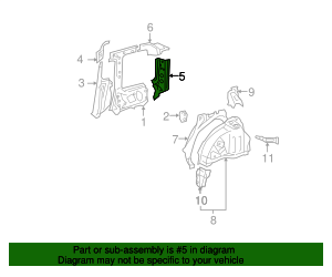 2004-2006 Scion xB Panel Roof Side In 61736-52020 | Toyota Parts Center