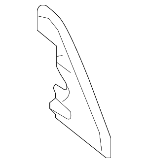 2007-2012 Nissan Versa Rear Deflector 638A2-EL000 | Team Nissan Inc.
