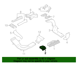 2011-2016 BMW Outer Grille 64-22-9-166-884 | BMWPartsDirect.com