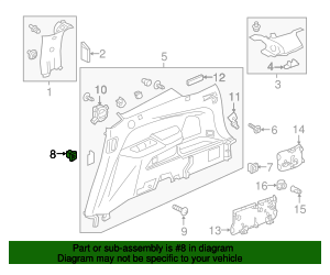 1984-2021 Honda Grommet, Screw (5MM) 90682-SB0-003 | Honda Parts Online