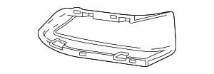 2020-2022 Chevrolet Corvette Black Front Driver Side Lower Grille ...