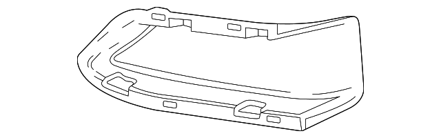 2020-2025 Chevrolet Corvette Black Front Driver Side Lower Grille ...