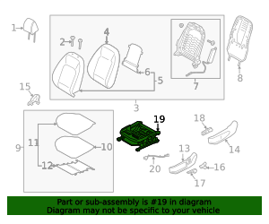 Hyundai - 88500-AB030 - Seat Track - 2021-2023 Hyundai Elantra | OEM ...