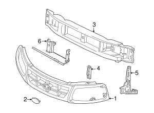 F85Z-8213-AA 1998-2002 Ford Expedition Emblem | Fairway Ford Parts