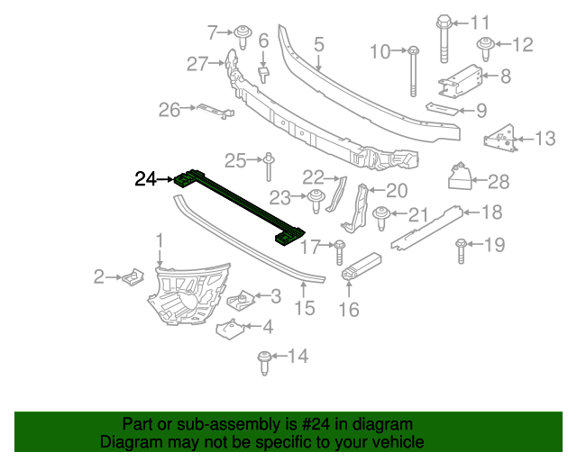 2014-2024 Mini Cross Bar 51-11-9-464-489 | Mini Parts Direct