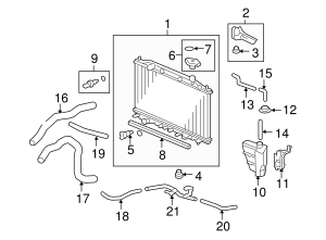 25210-R70-000 - Pipe C (Atf) - 2008-2012 Honda | Genuine Honda Parts
