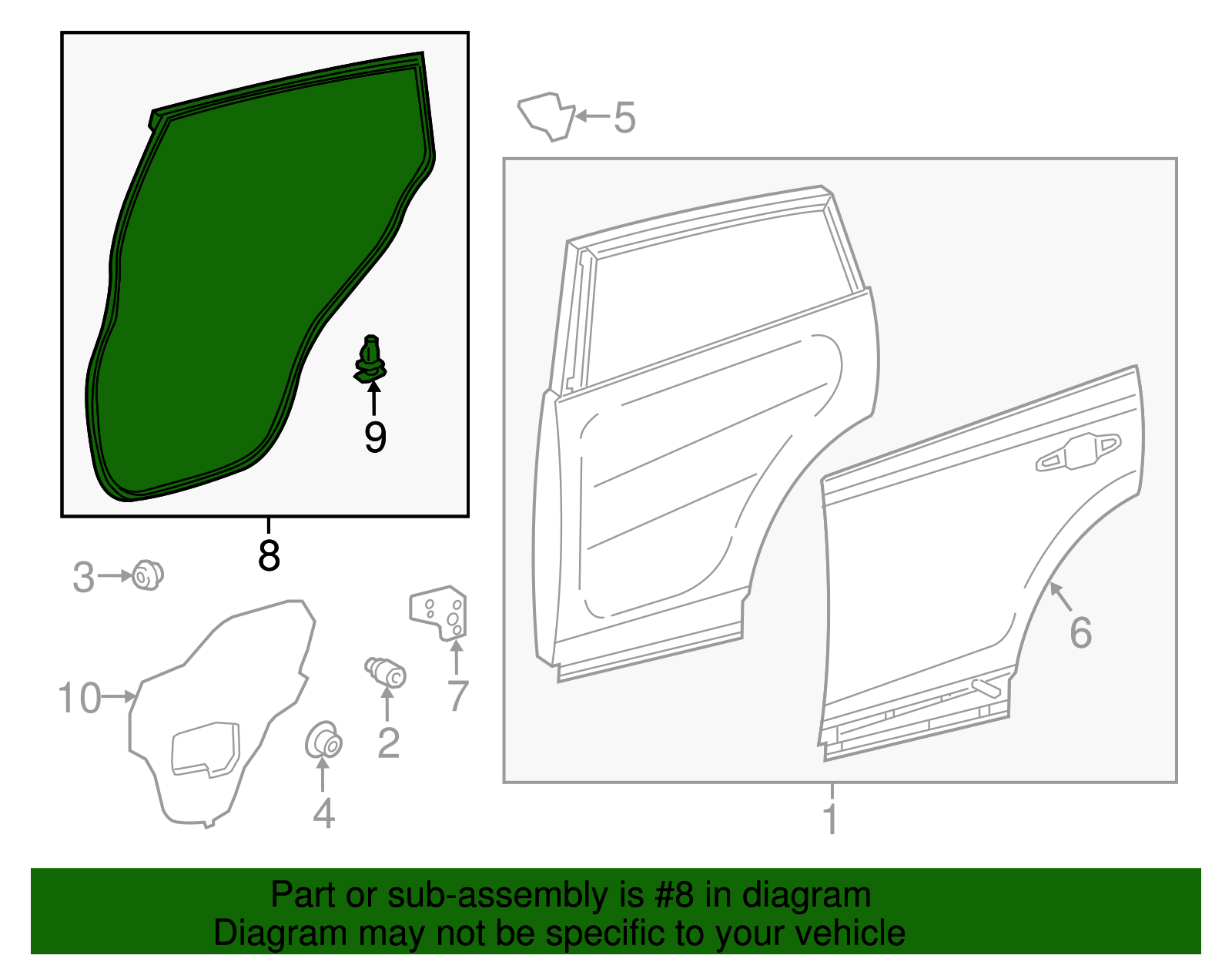 67871-0R030 - Door Weather-Strip - 2013-2018 Toyota RAV4 | OEM Genuine ...