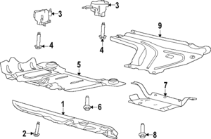 Genuine OEM Ford Part - Plate MB3Z-7E063-A | Genuine OEM Ford Parts ...