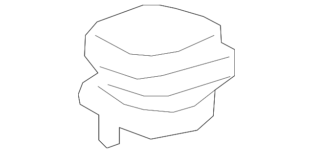 2021-2023 GM Body Mount Upper Location Number 1 Cushion 84798336 ...