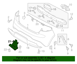 86695-1W200 - Under Cover 2012-2015 Kia Rio | Kia.Parts Store