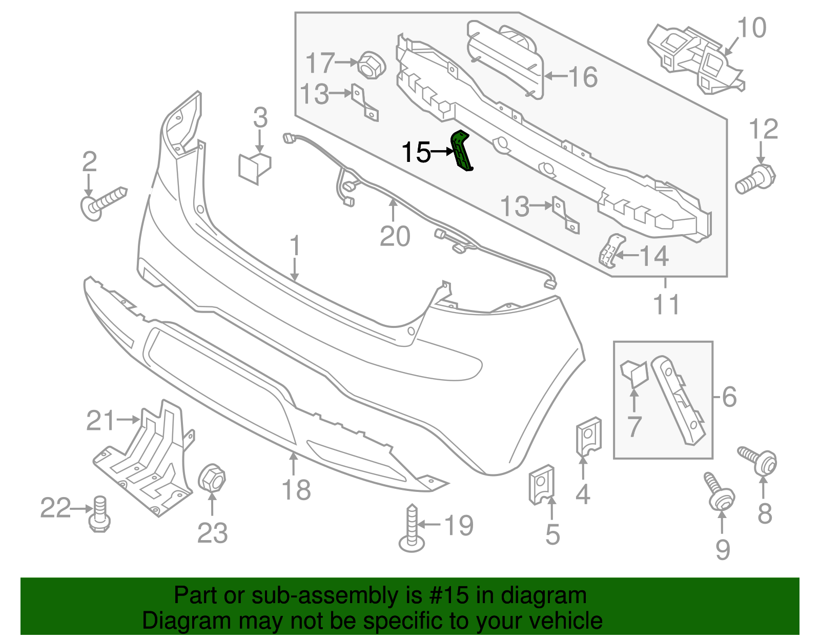 86635-1W220 - Lower Bracket 2012-2017 Kia Rio | Kia.Parts Store