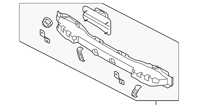2012-2017 Kia Rio OEM NEW 2012-2017 Kia Rio Sedan Hatchback Rail ...