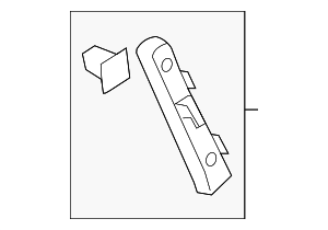 2012-2017 Kia Rio | Side Retainer | 86614-1W200 | Kia Auto Parts