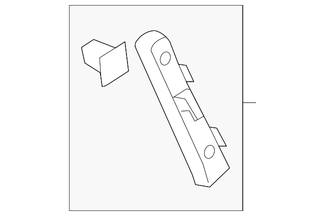 86613-1W200 - Side Retainer 2012-2017 Kia Rio | Kia.Parts Store