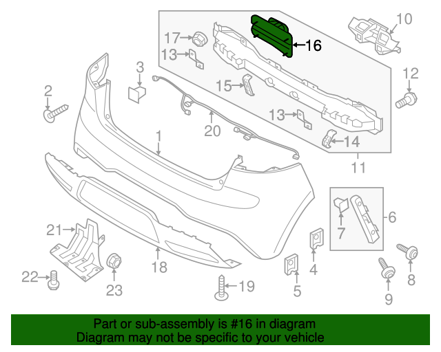 86641-1W220 - Stay 2012-2017 Kia Rio | Kia.Parts Store