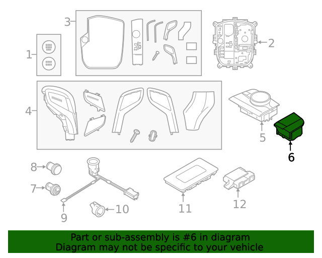 65826995221 - 2019-2024 BMW Controller (65-82-6-995-221) | BMW of South ...