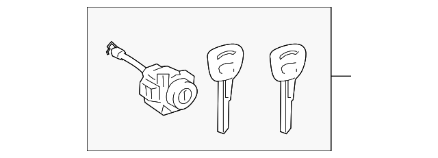2014-2024 Lexus Door Lock Cylinder 69052-53080 | OEM Parts Online