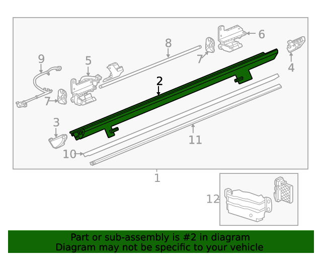 2021-2022 GM Passenger Side Assist Step 84751098 | GM Parts Center