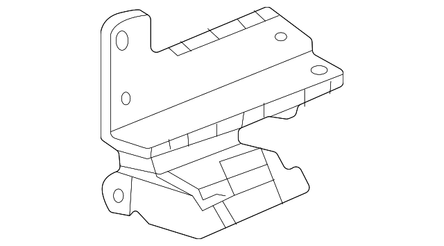 2021-2024 GM Passenger Side Assist Step Rear Bracket 84751112 GM ...