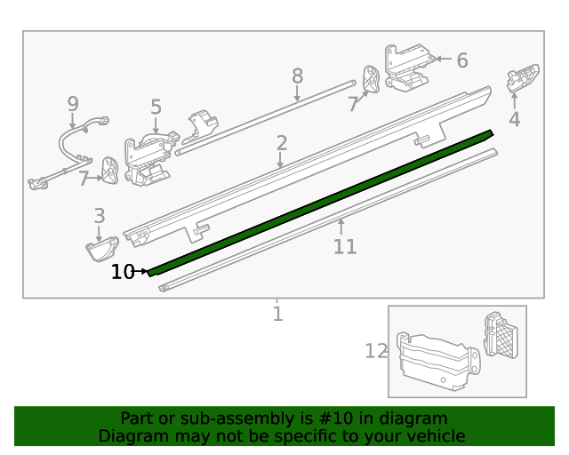 84751102 - Passenger Side Assist Step Insert - 2021-2023 GM | Findlay Part