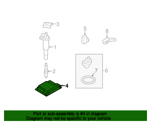Genuine BMW 12-14-7-649-411 | ECM - Basic Control Unit, DME (MSD85 ...