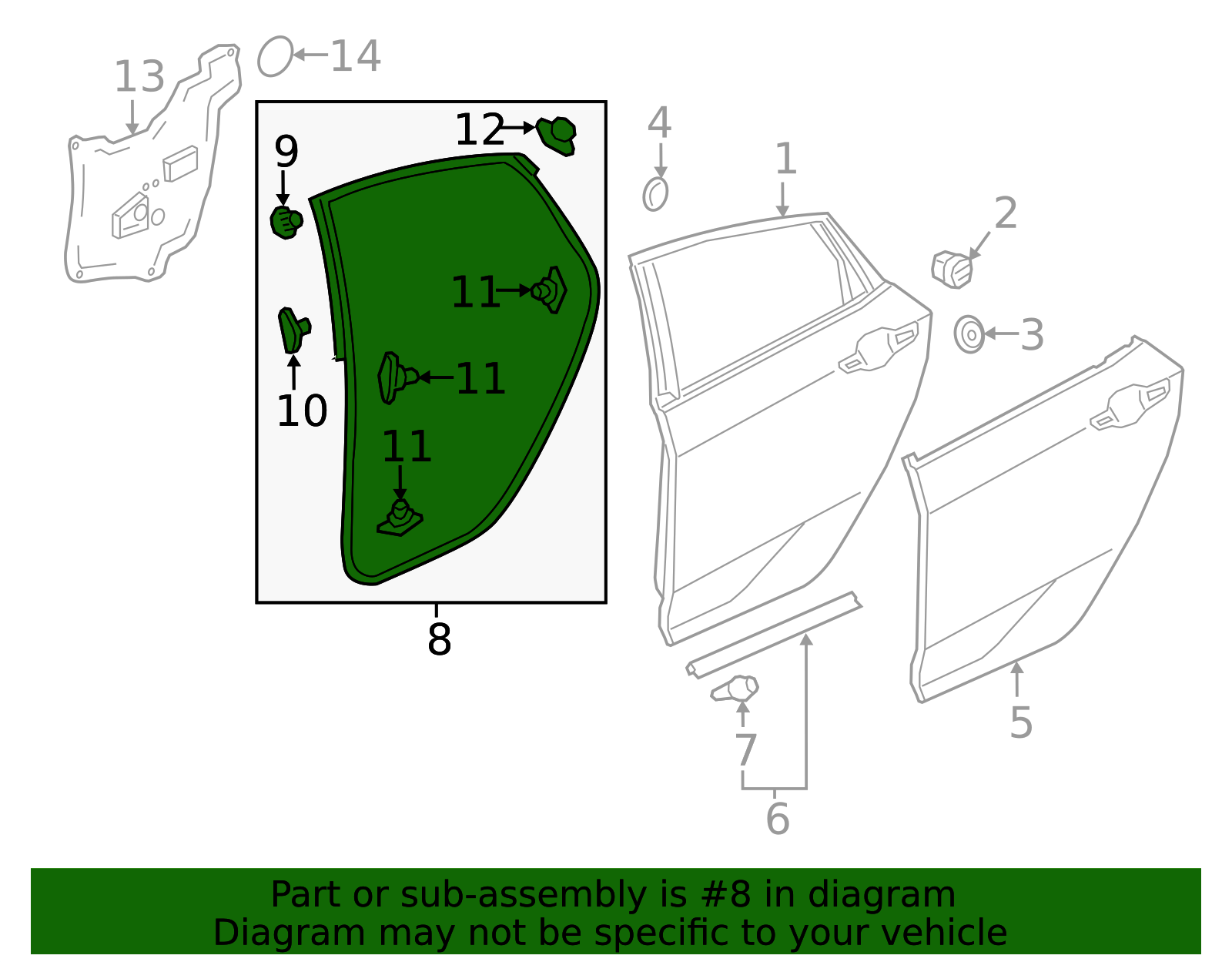 72810-TBA-A01 - Door Weather-Strip 2016-2022 Honda | Honda Parts Online