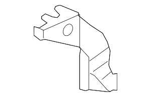 2015-2018 Chevrolet City Express Radiator Support Tie Bar Bracket ...