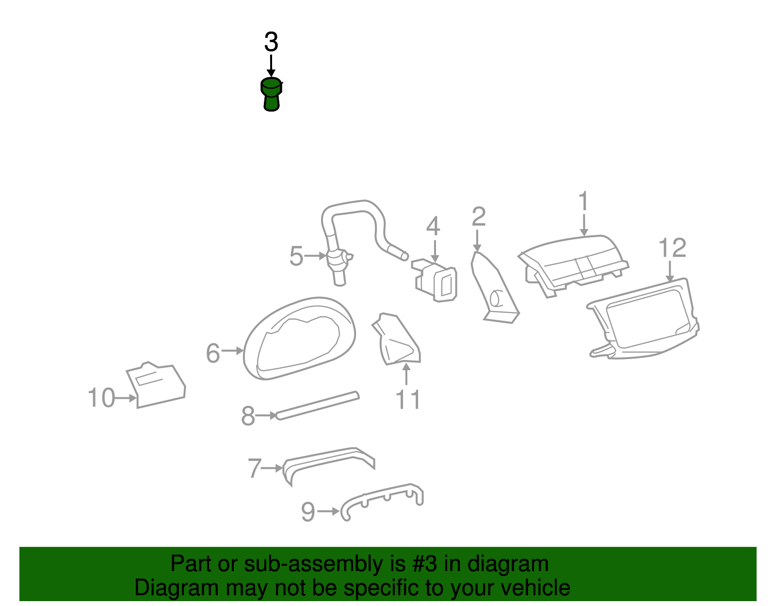2000-2018 Toyota Sun Load Temperature Sensor 88625-51010 | Toyota Parts ...