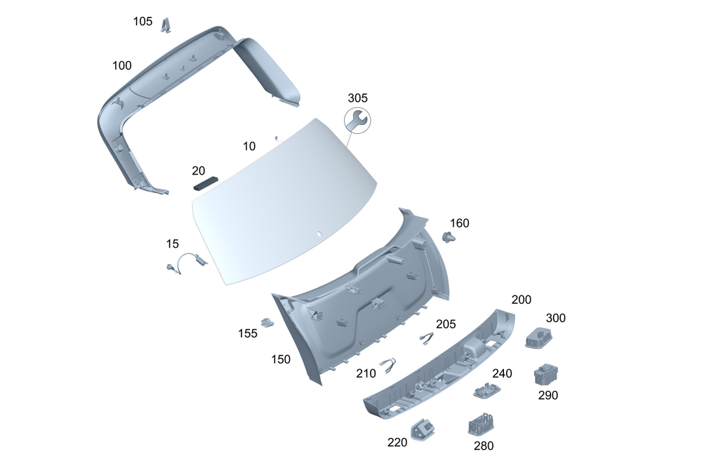 167-817-03-00 - Model Badge 2020-2025 Mercedes-Benz GLE350 | Mercedes ...