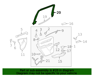 2020 Cadillac XT6 Upper Trim 84588753 | GMPartsDirect.com