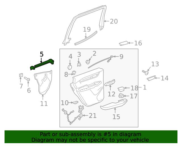84560127 - F Bracket 2020-2023 Cadillac XT6 | AutoNationParts.com