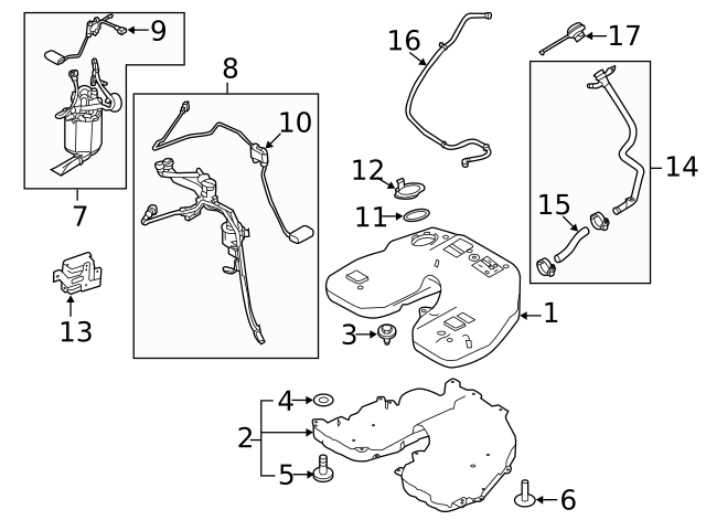 Genuine OEM Fuel Pump Part# LR158454 Fits 2022-2024 Land Rover: Up To ...