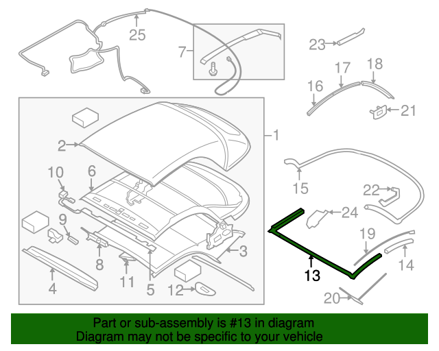 54347174784 - 2008-2013 BMW Front Seal (54-34-7-174-784) | BMW of South ...