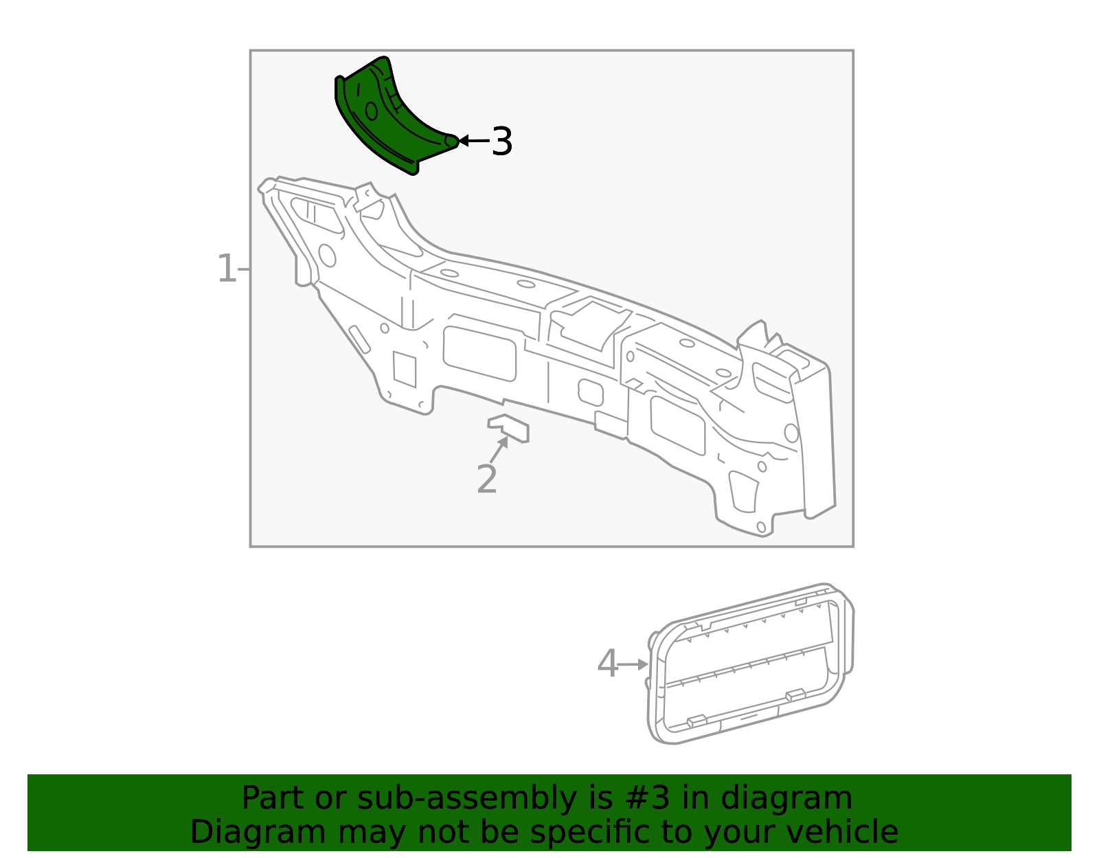 84052698 - Driver Side Rear End Panel Extension 2019-2025 Cadillac XT4 ...