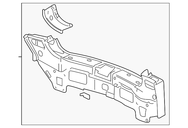 2019-2024 Cadillac XT4 Rear End Panel 84751605 GM | GMPartsDirect.com