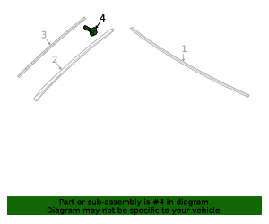 2006-2024 Hyundai Side Molding Rivet 14160-05130 | OEM Parts Online