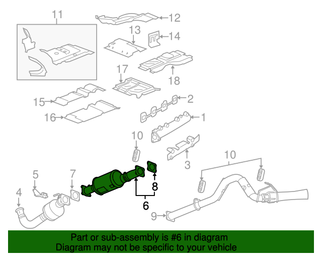 2013-2016 GM Particulate Filter with Pipe, Vaporizer, and Gasket ...